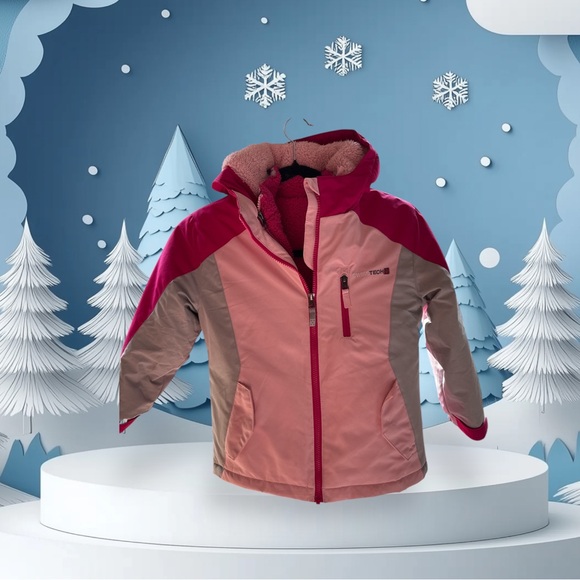 Swiss Tech | Jackets & Coats | Swiss Tech Girls Xs 45 Pink With Zip Out ...